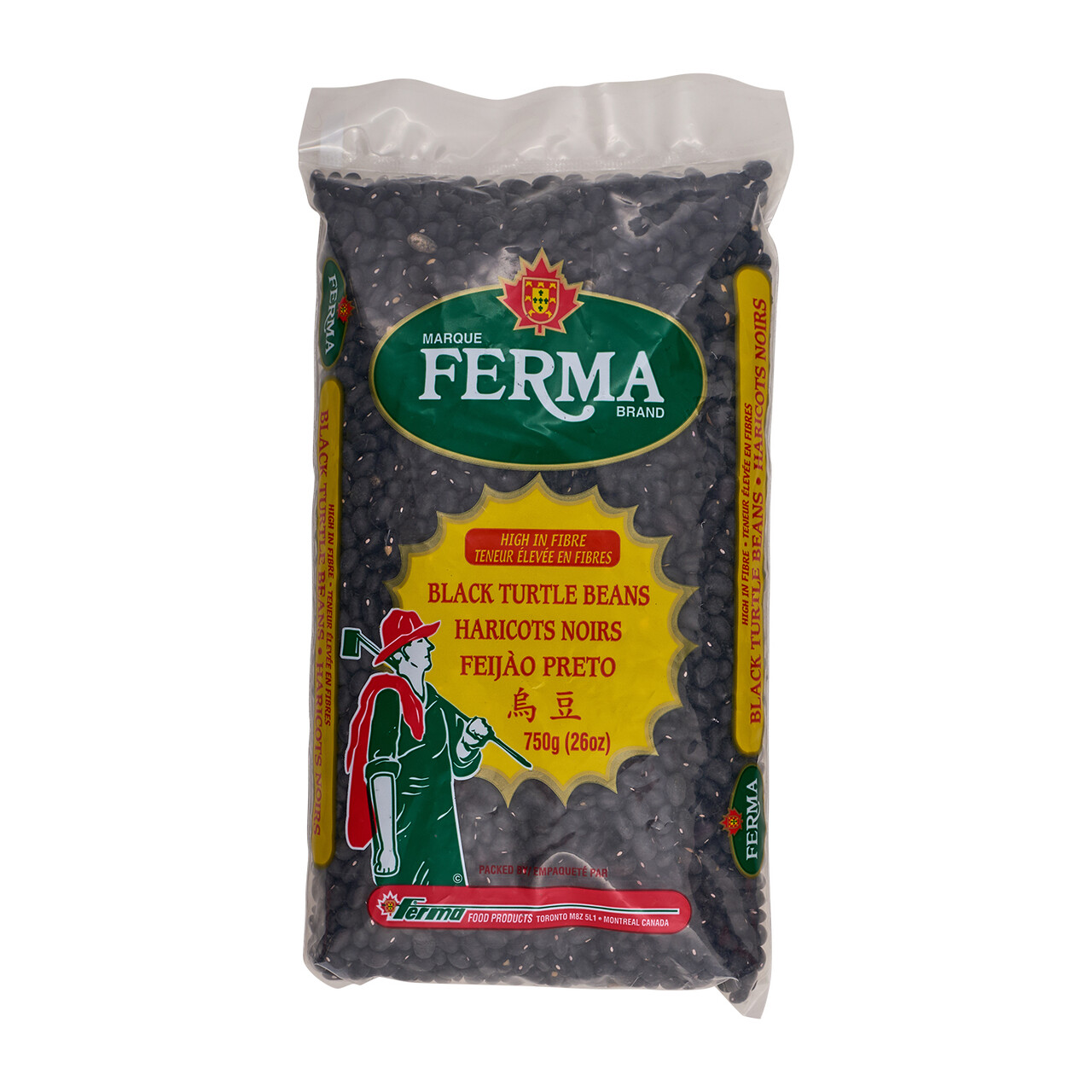 Ferma Black Turtle Beans 750 g - Voilà Online Groceries & Offers