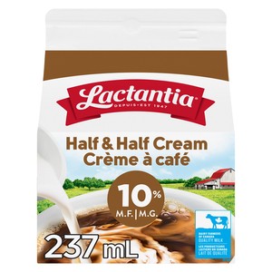 Lactantia 10% Cream Half and Half 237 ml - Voilà Online Groceries & Offers