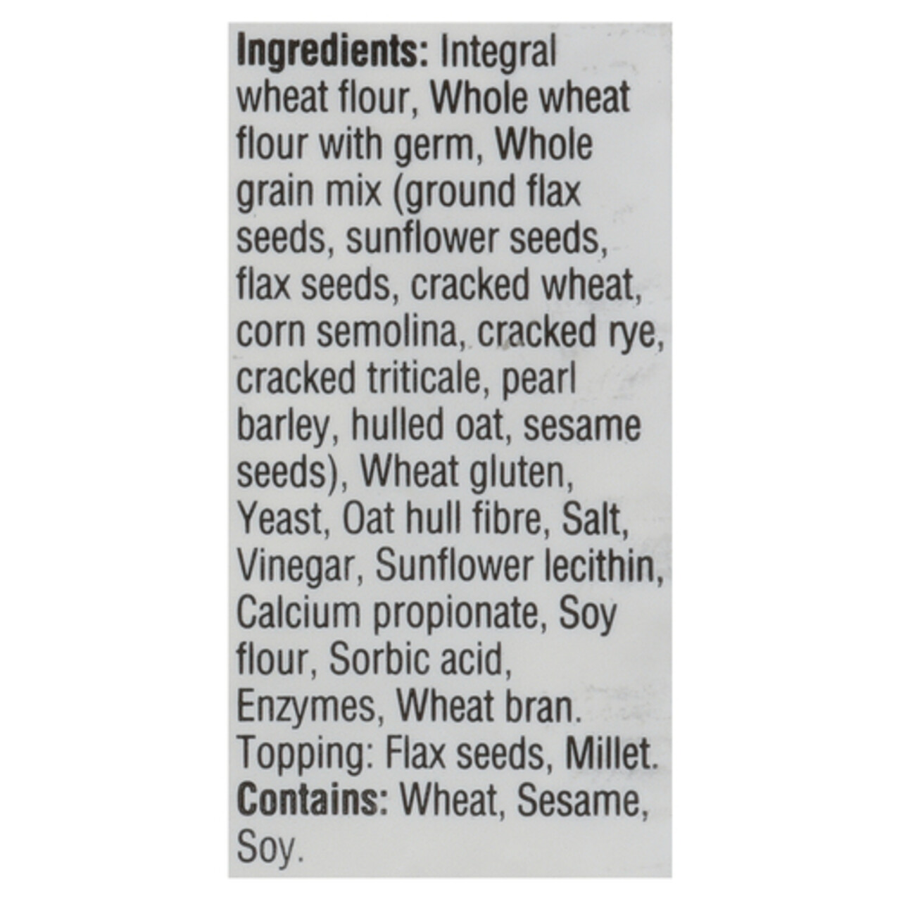 St-Méthode No Fat Bread 9 Whole Grain No Sugar 600 g - Voilà Online ...