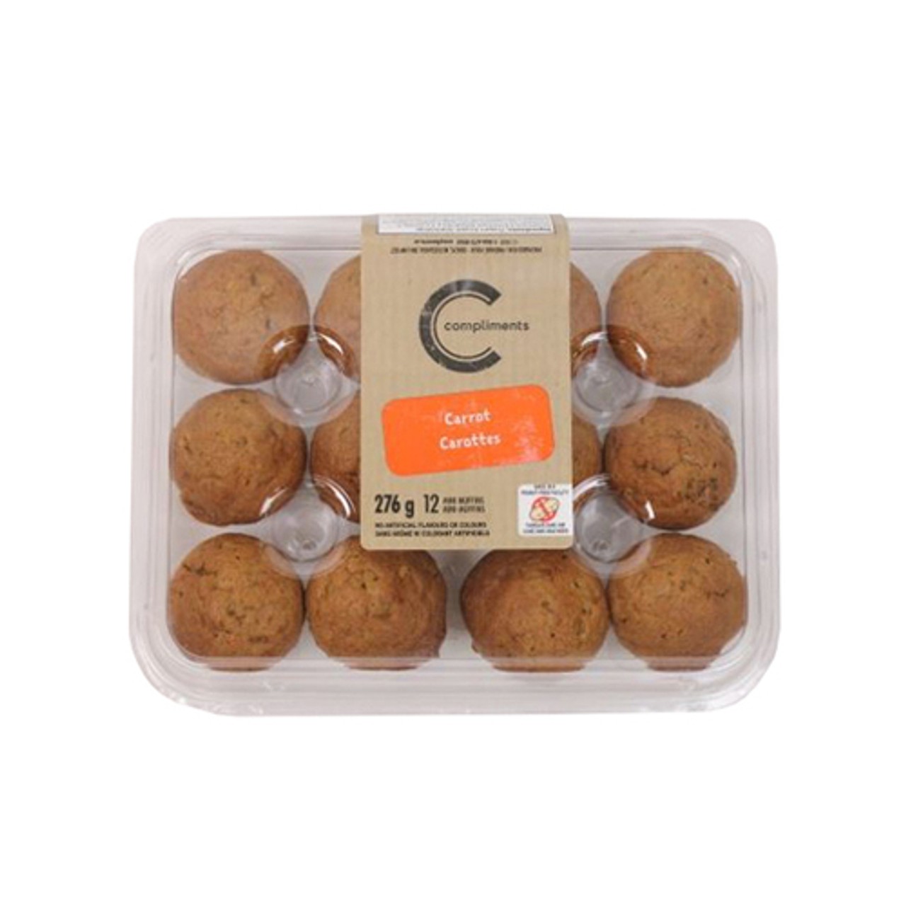 Compliments Mini Muffins Carrot 12 x 23 g (frozen) - Voilà Online ...