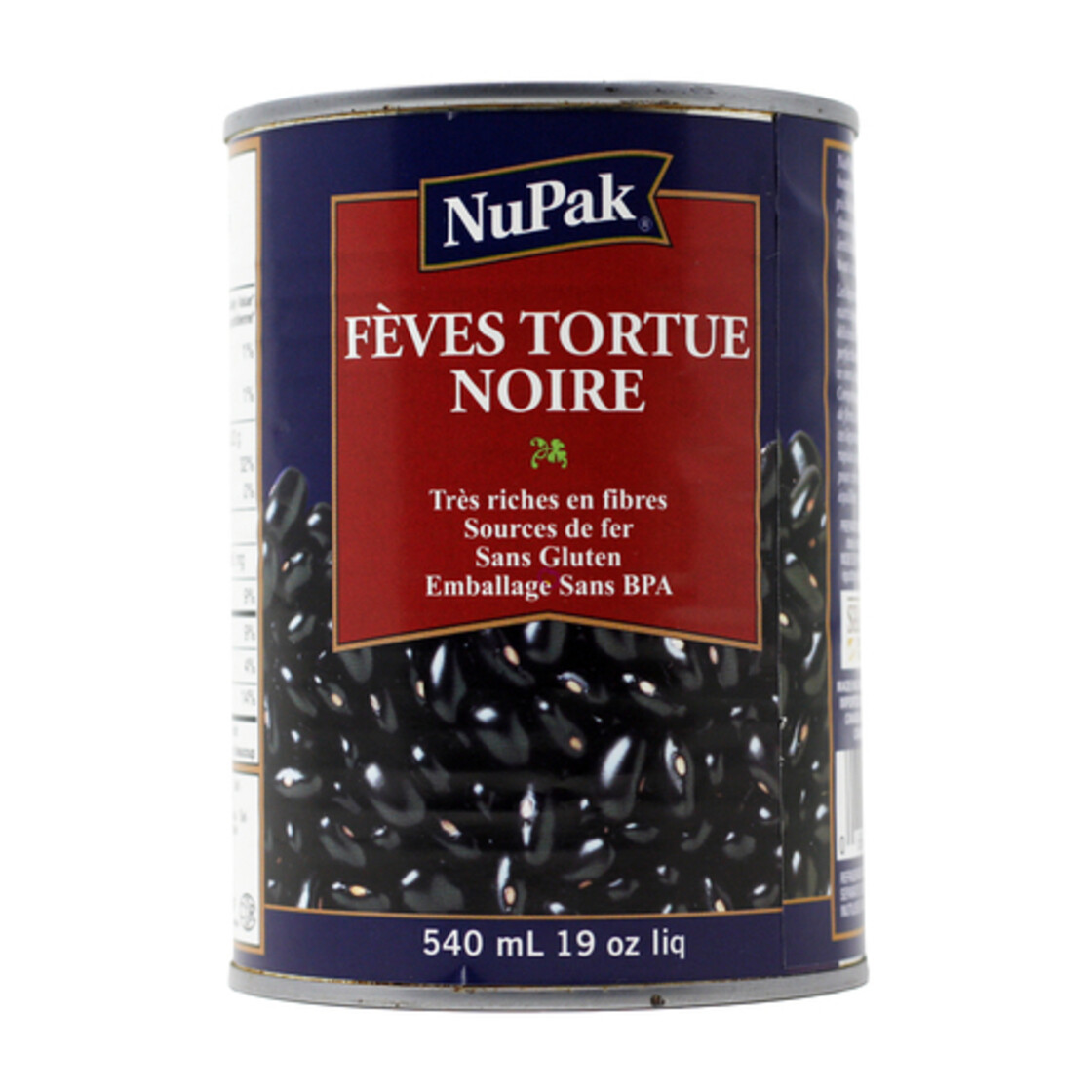 NuPak Black Turtle Beans 540 ml - Voilà Online Groceries & Offers