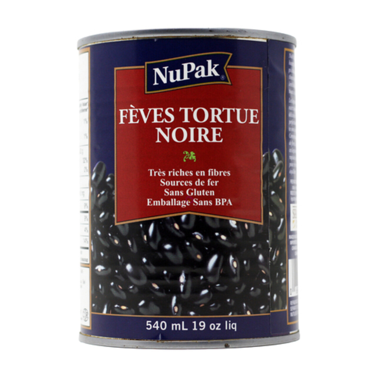 NuPak Black Turtle Beans 540 ml - Voilà Online Groceries & Offers