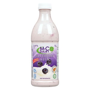 M-C Dairy 2.4% Kefir Blueberry 1 L - Voilà Online Groceries & Offers