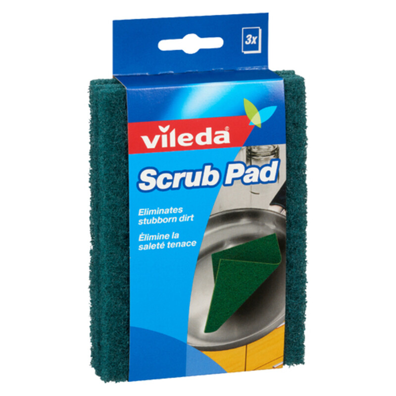 Vileda Scrub & Go Scourers 3 EA - Voilà Online Groceries & Offers
