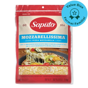Saputo Light Mozzarellissima Shredded Cheese Pizza Mozzarella 1 kg ...