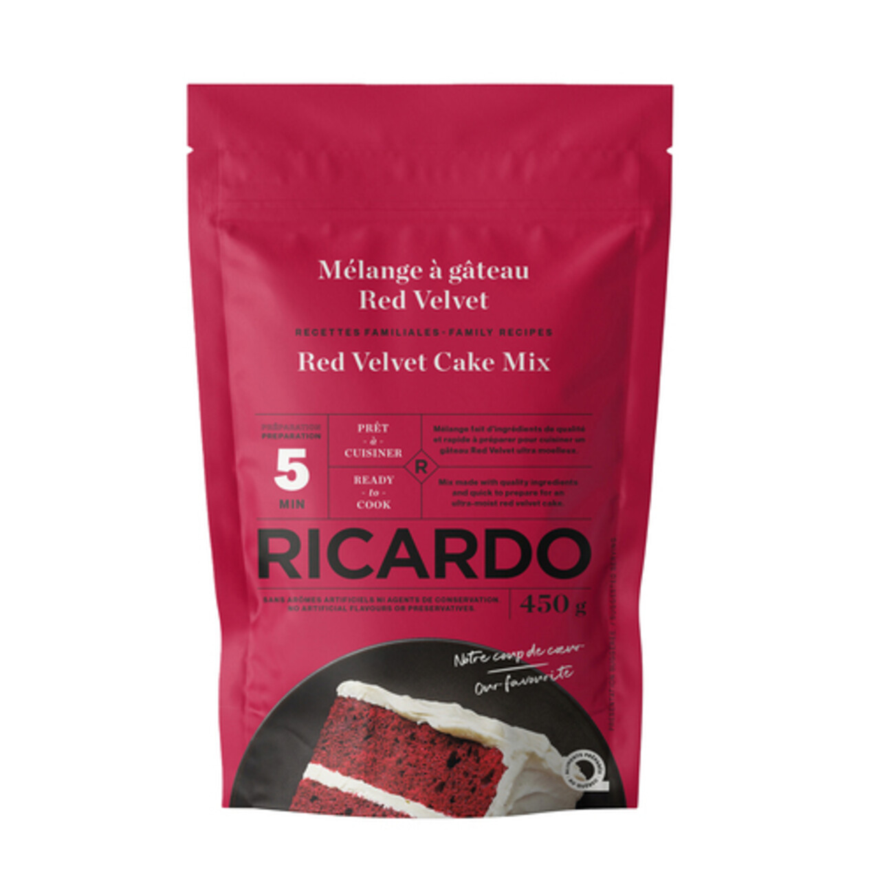 RICARDO Cake Mix Red Velvet 450 g - Voilà Online Groceries & Offers