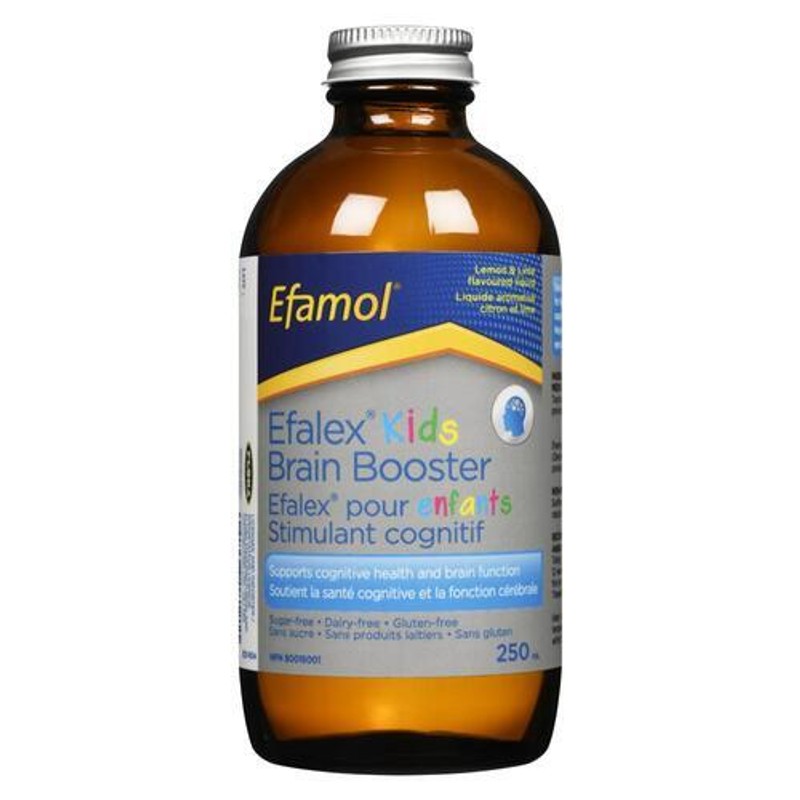 Flora Kids Efamol Efalex Brain Booster Lemon & Lime Flavoured Liquid ...