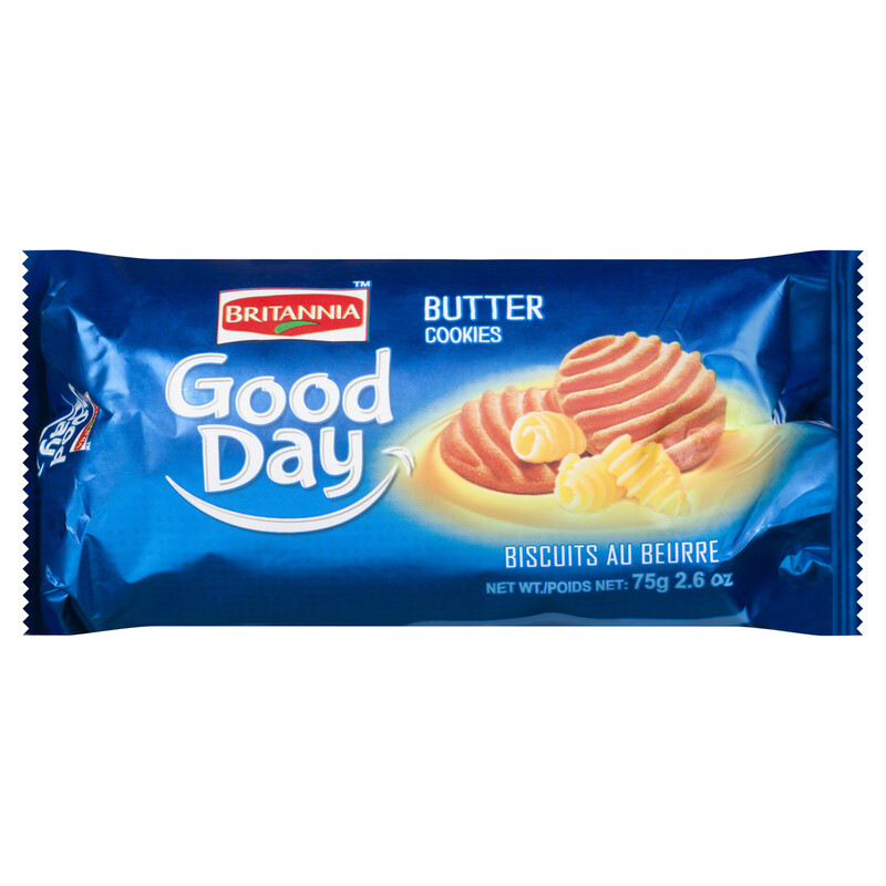Britannia Good Day Cookies Butter 75 g - Voilà Online Groceries & Offers