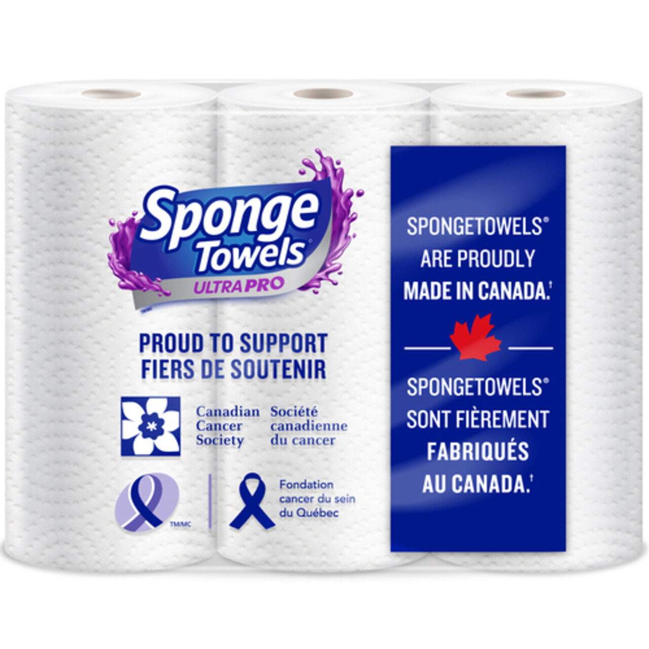 Sponge Towels Ultra Pro Paper Towel 2-Ply 3 Double Rolls x 110 Sheets ...