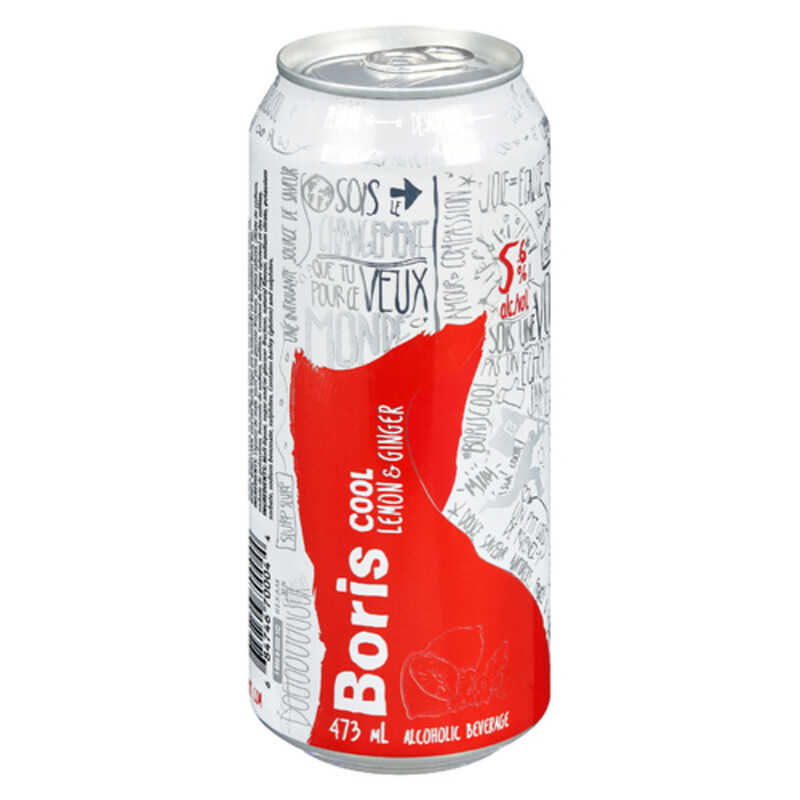 Boris Alcoholic Beverages Lemon Ginger 473 ml - Voilà Online Groceries ...