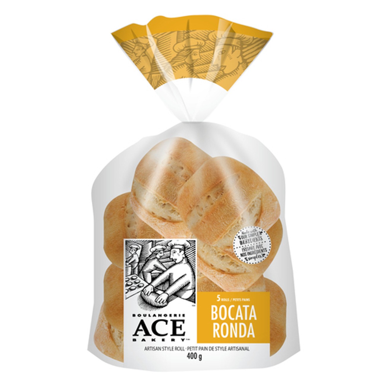 ACE Bakery Artisan Style Rolls Bocata Ronda 400 g - Voilà Online ...