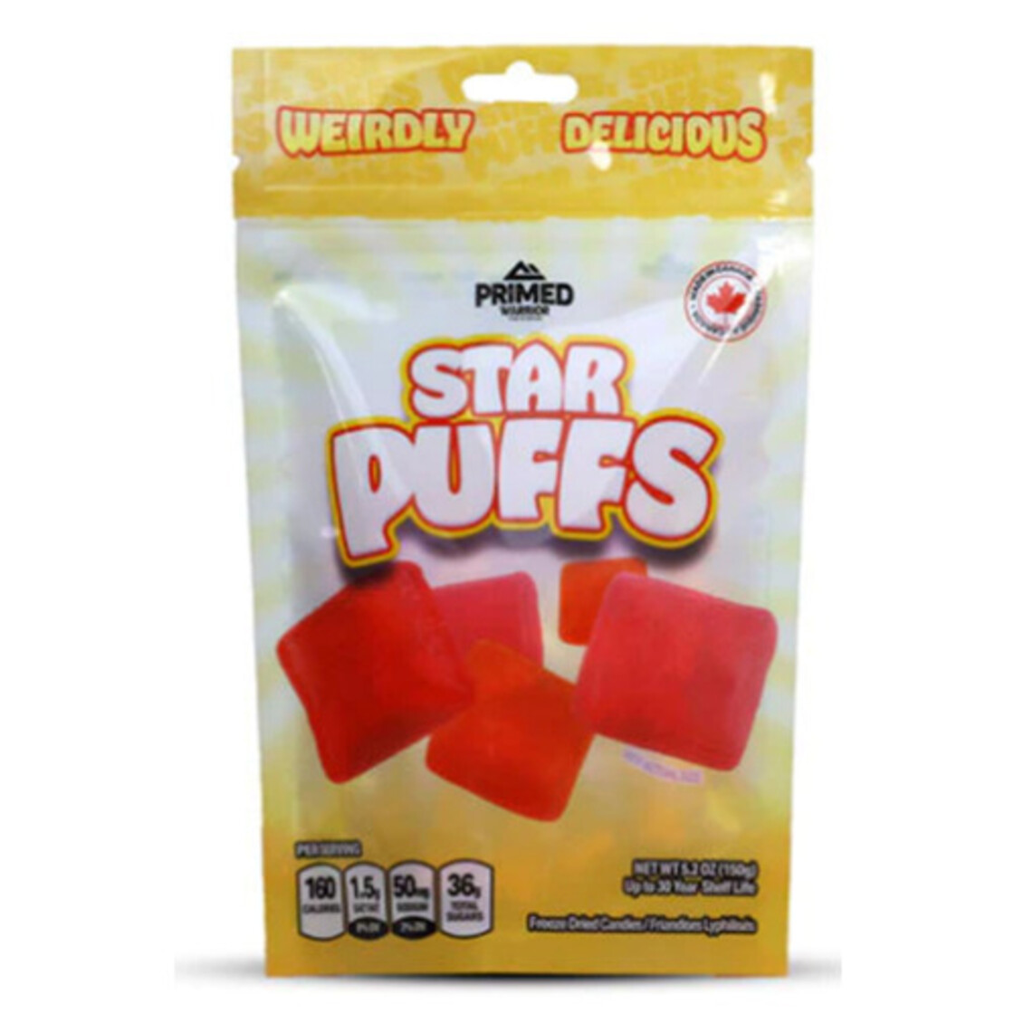 Primed Warrior Star Puffs Freeze-Dried Candy 100 g - Voilà Online ...