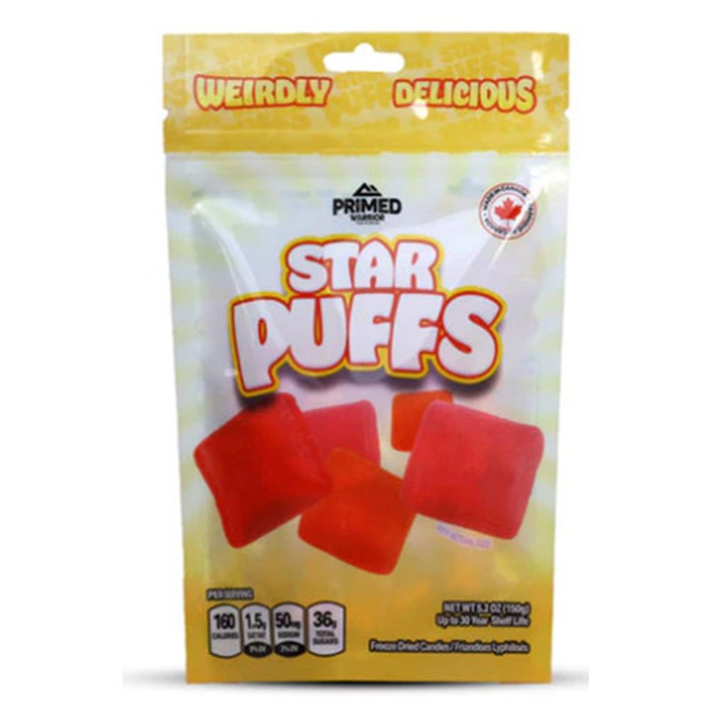 Primed Warrior Star Puffs Freeze-Dried Candy 100 g - Voilà Online ...