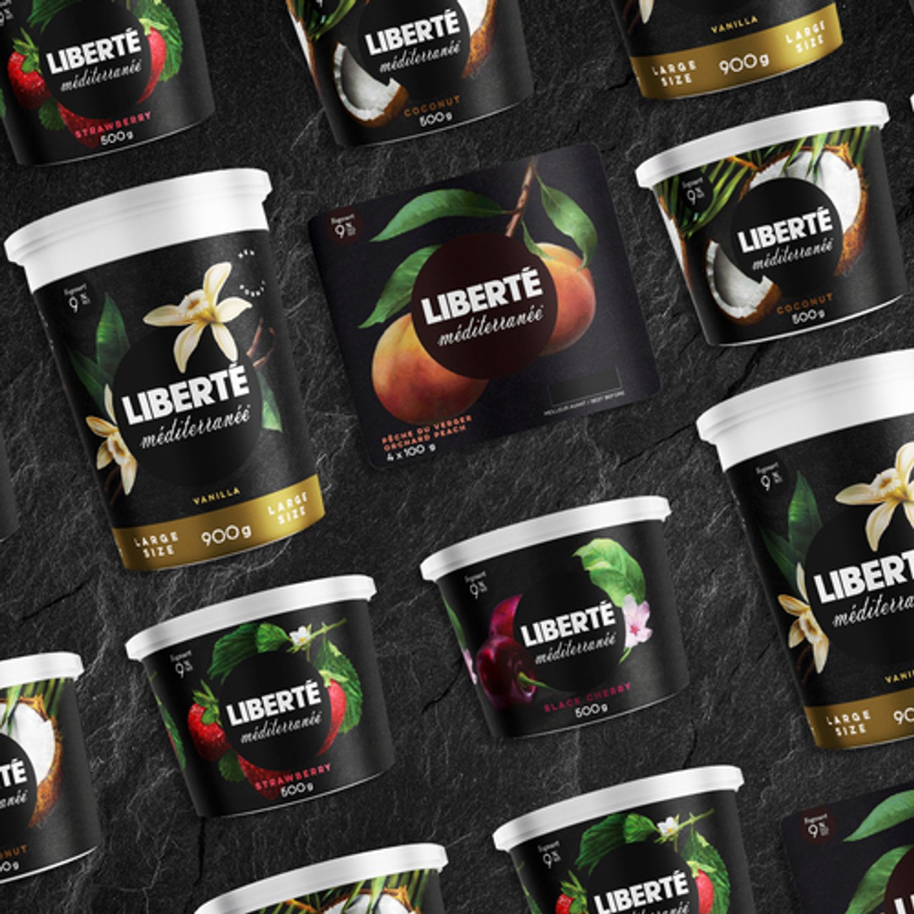 Liberté Mediterranee 9% Yogurt Mango 500 g - Voilà Online Groceries ...