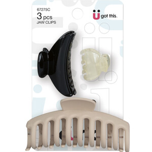 Scunci Octo Claw Clips Medium 3 Count - Voilà Online Groceries & Offers