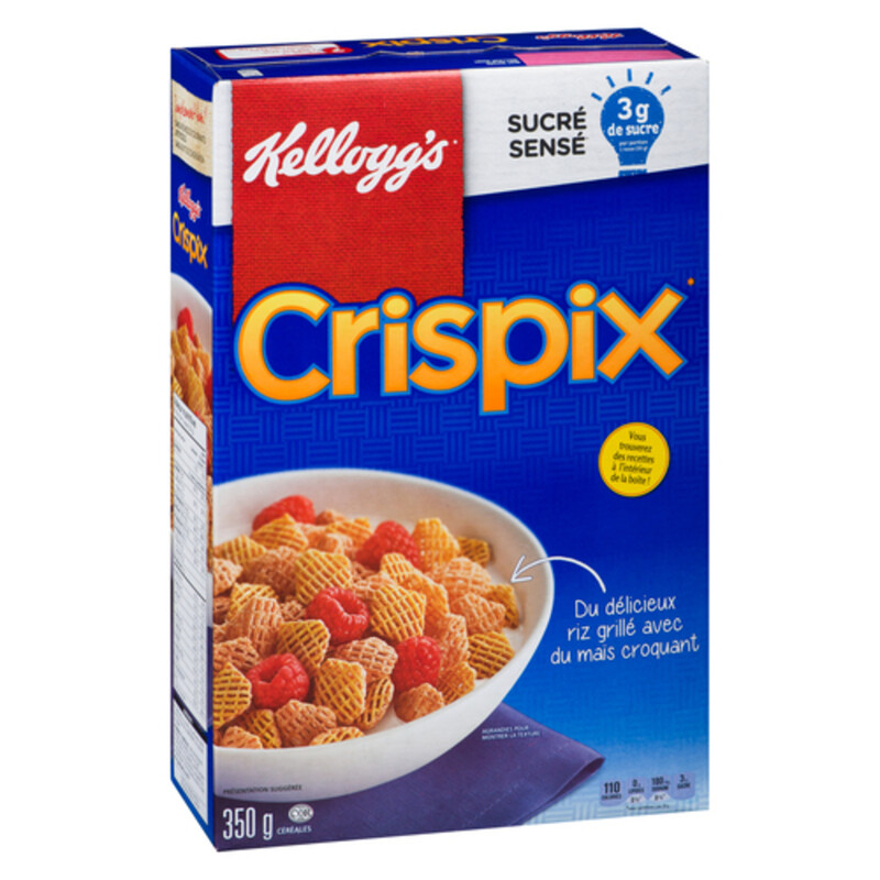 Kellogg's Crispix Cereal Toasted Rice & Crunchy Corn 350 g - Voilà ...
