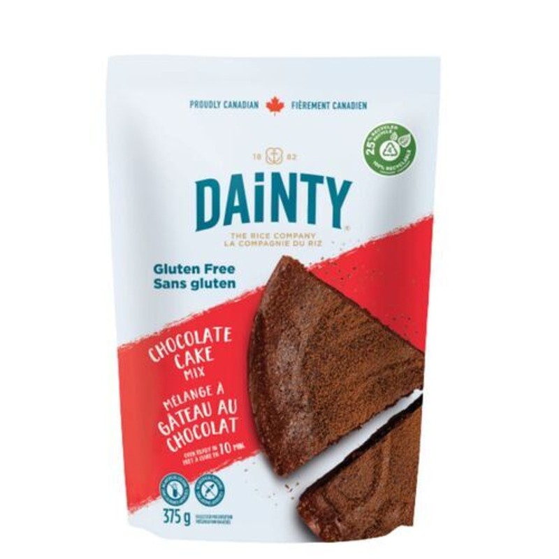 Dainty Gluten-Free Cake Mix Chocolate 375 g - Voilà Online Groceries ...