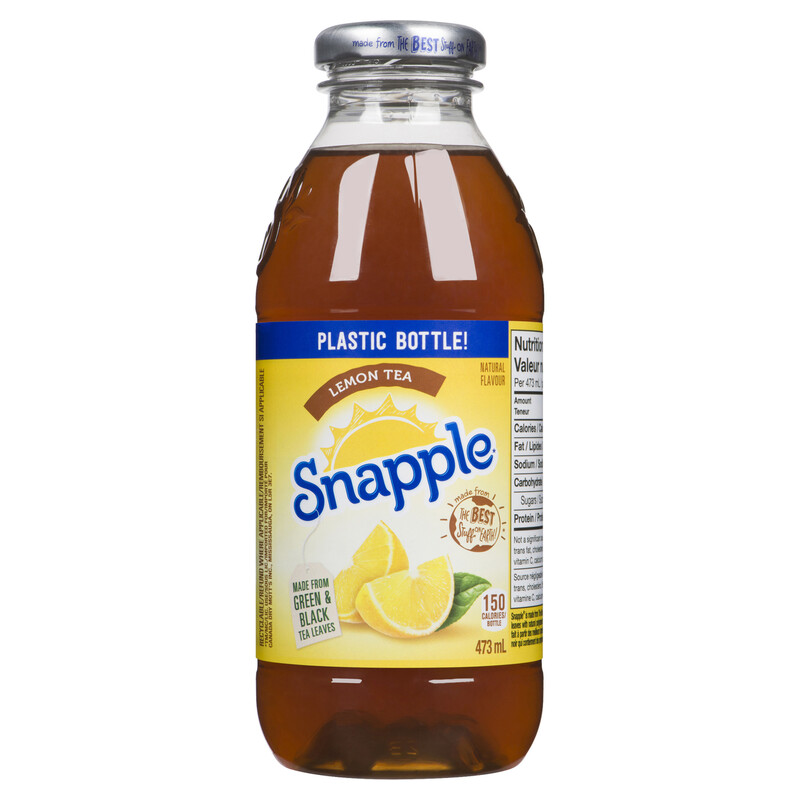 Snapple Tea Lemon 473 ml (bottle) - Voilà Online Groceries & Offers
