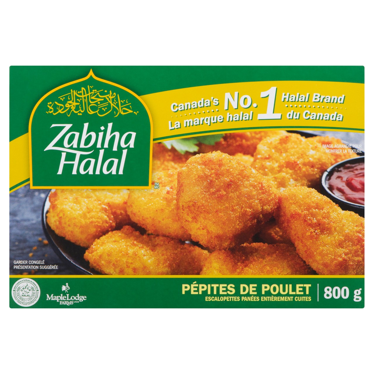 Zabiha Halal Frozen Chicken Nuggets 800 g - Voilà Online Groceries & Offers