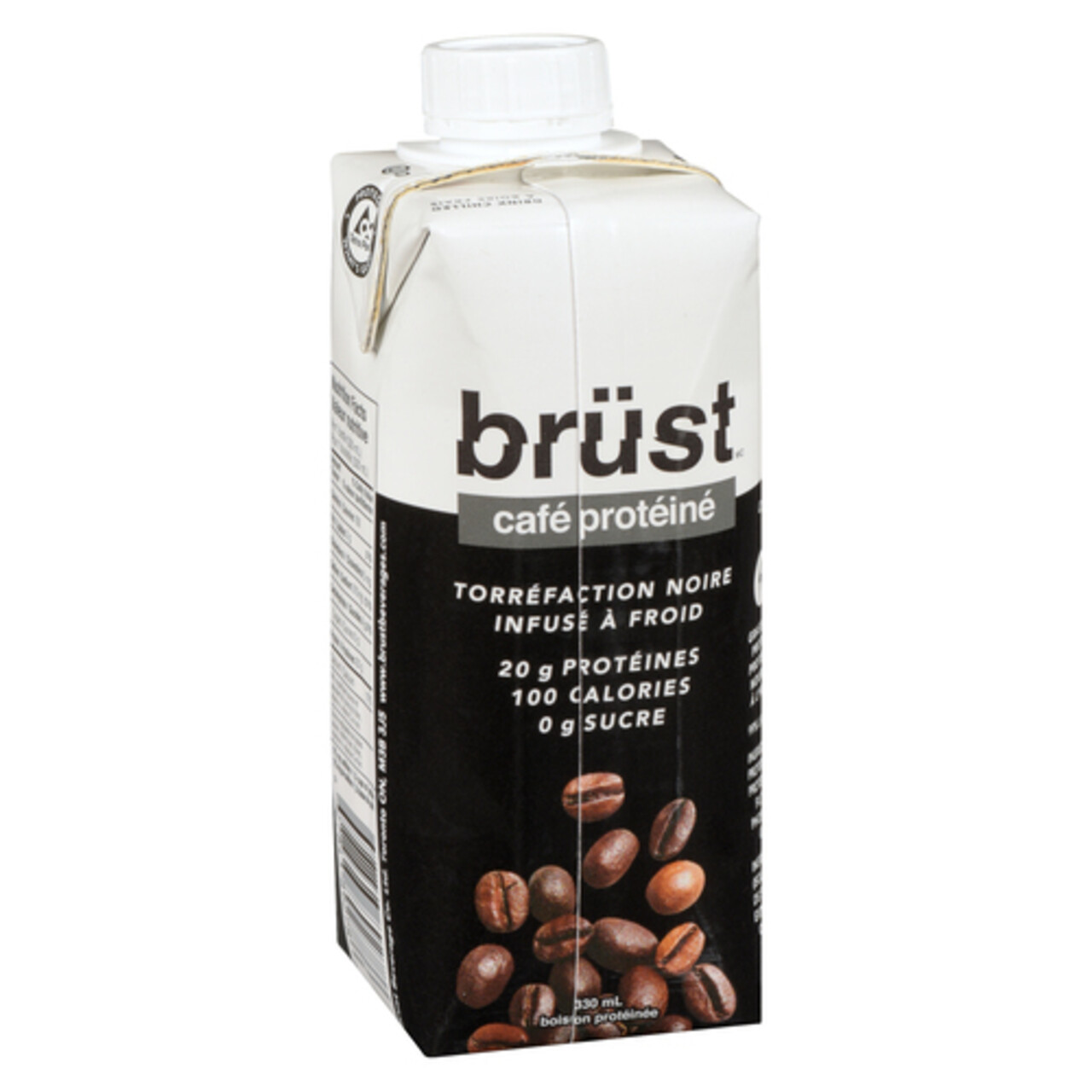Brust Cold Brew Coffee Dark Roast 20 g Protein 330 ml - Voilà Online ...