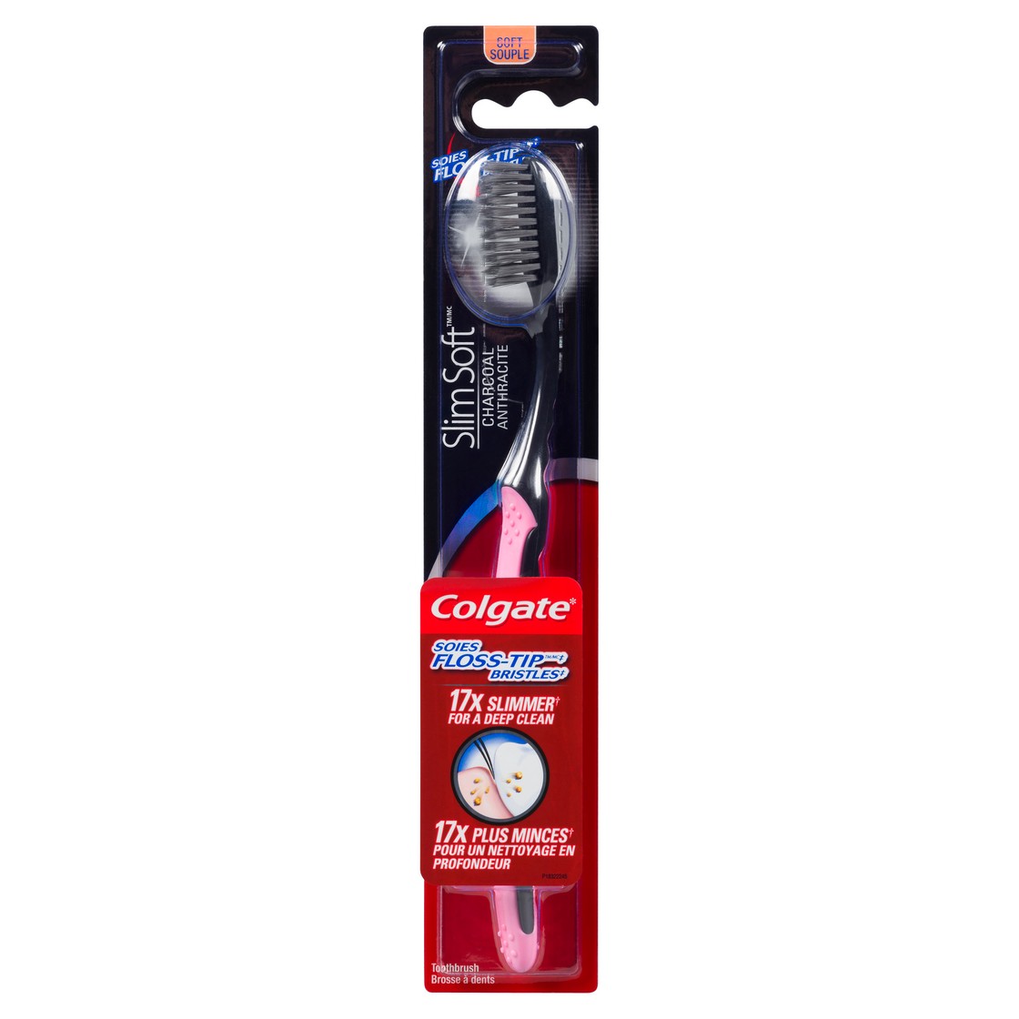 Colgate Toothbrush Slim Soft Compact Head Charcoal - Voilà Online ...