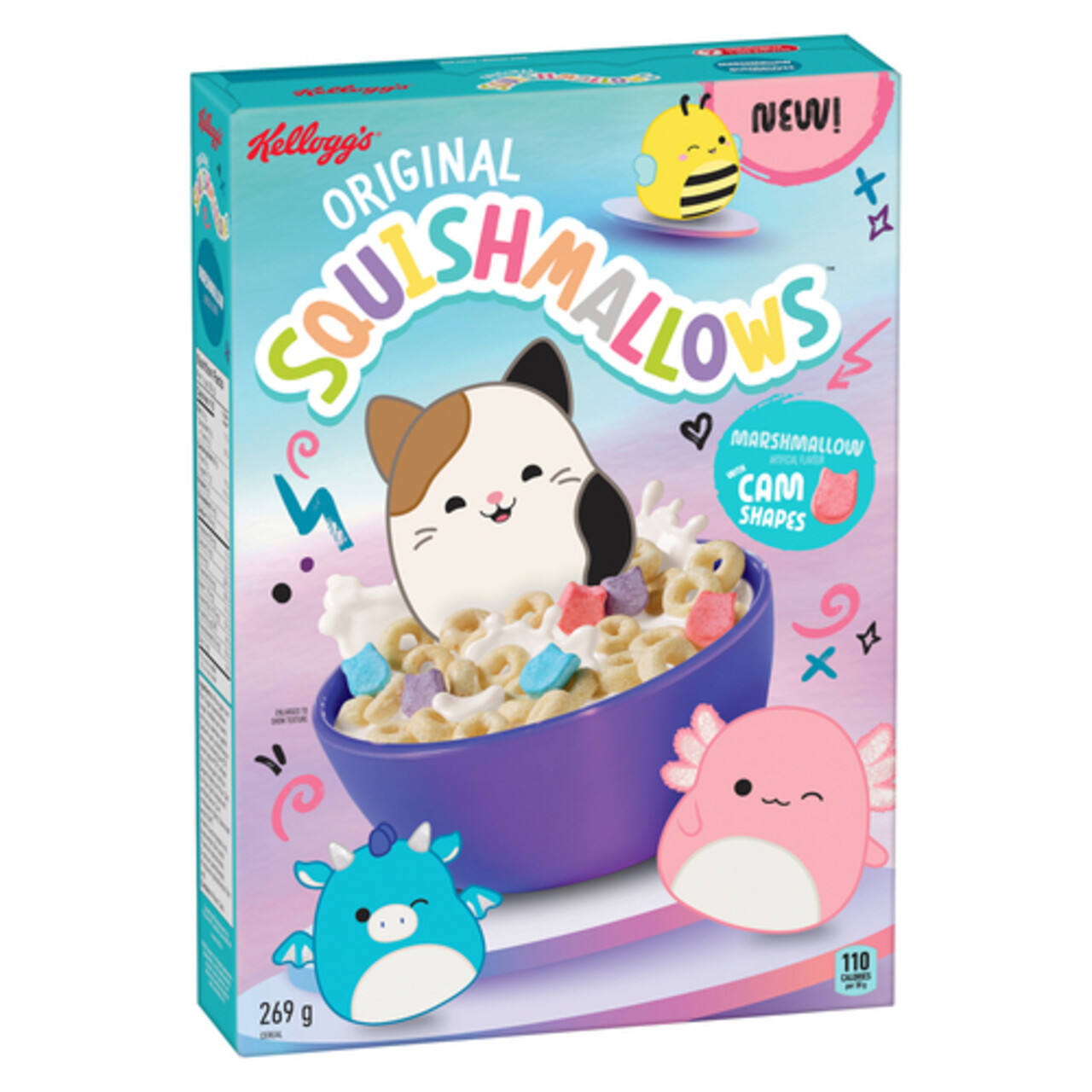 Kellogg's Squishmallows Cereal Marshmallow 269 g - Voilà Online ...