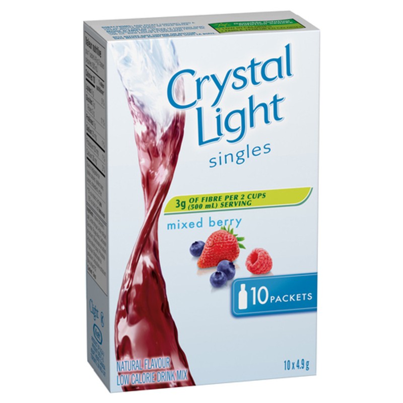 Crystal Light Drink Mix Mixed Berry 49 g - Voilà Online Groceries & Offers