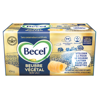 Becel Plant Based Butter Unsalted 454 g - Voilà Online Groceries & Offers