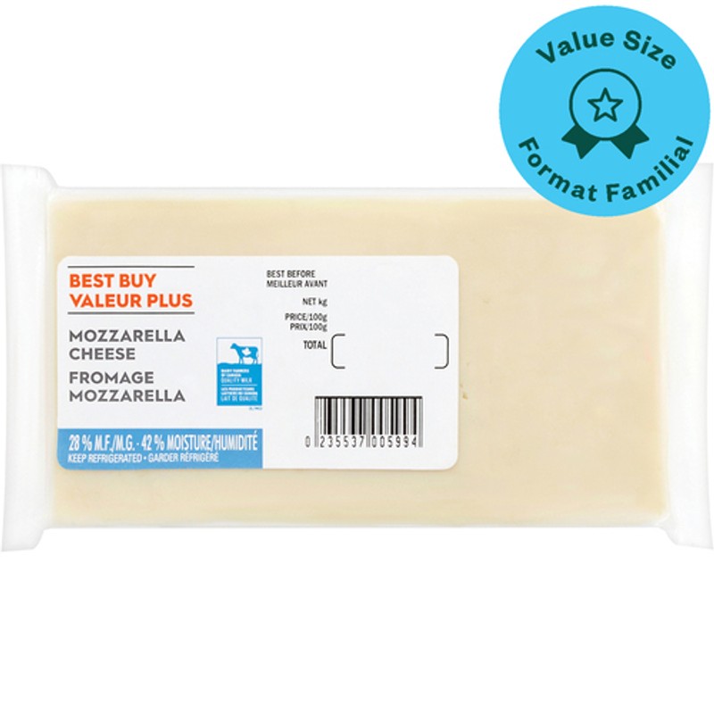Best Buy Mozzarella Cheese Block 460 g - Voilà Online Groceries & Offers