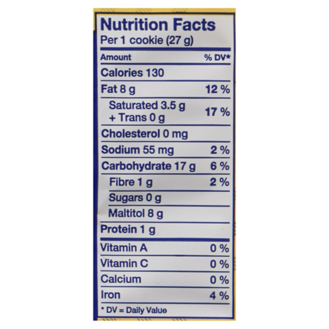 Voortman No Sugar Added Cookies Fudge Striped Shortbread 320 g - Voilà ...