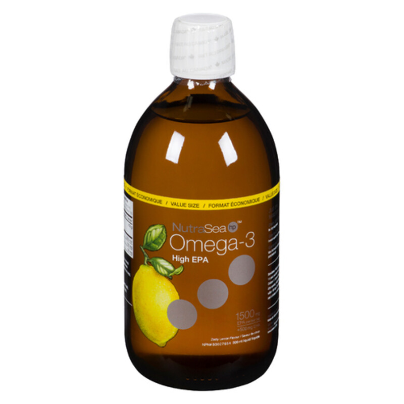 Nature's Way NutraSea HP Liquid Supplement Concentrated Omega-3 EPA 500 ...