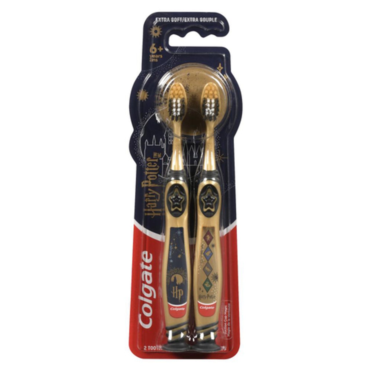 Colgate Toothbrushes Harry Potter Extra Soft 6+ Years 2 Count - Voilà ...