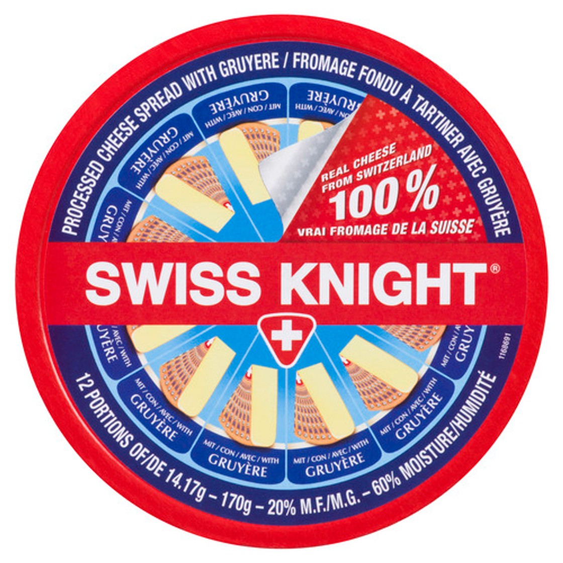 Swiss Knight Gruyere Plain Cheese 170 g - Voilà Online Groceries & Offers