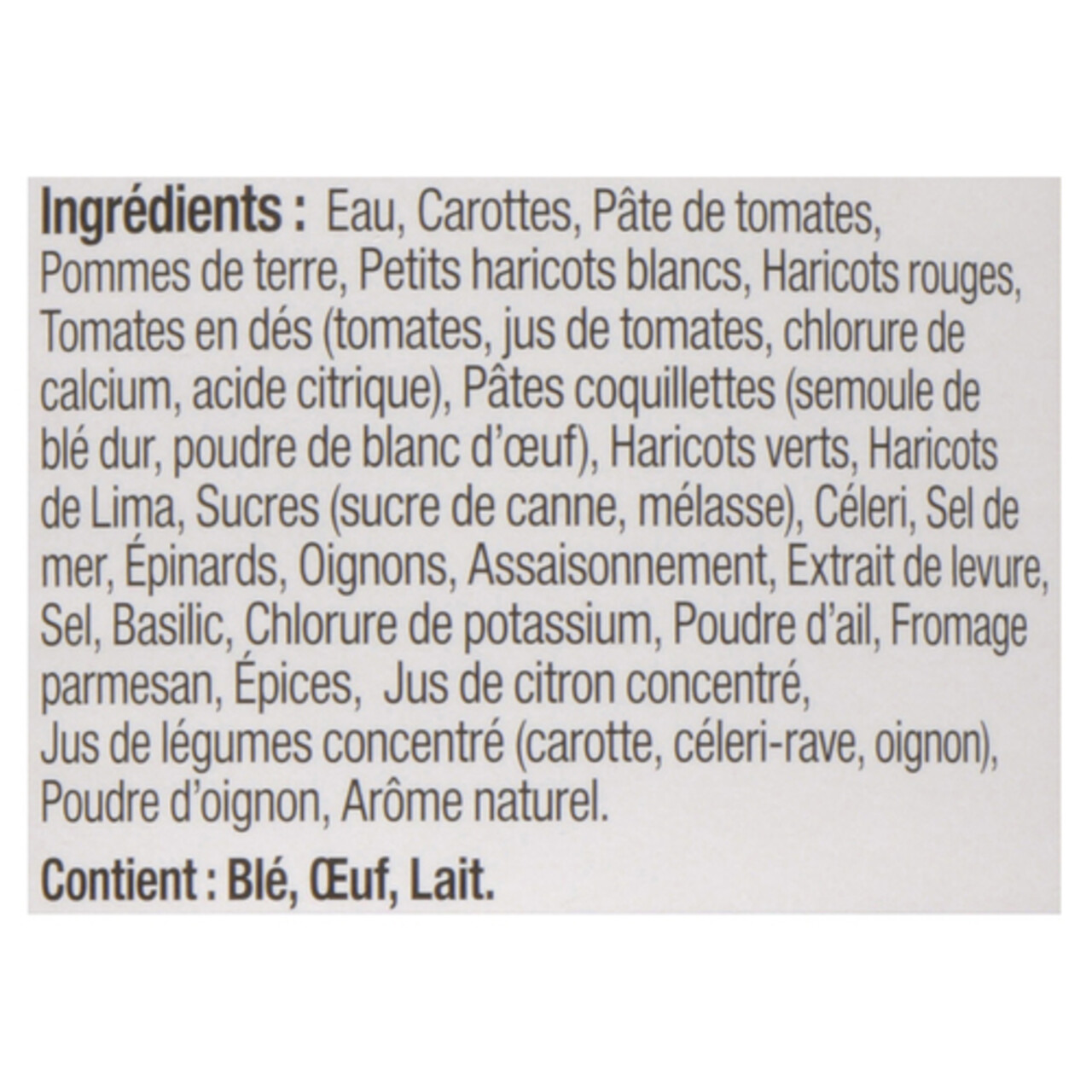 Tim Hortons Soup Minestrone 540 ml - Voilà Online Groceries & Offers