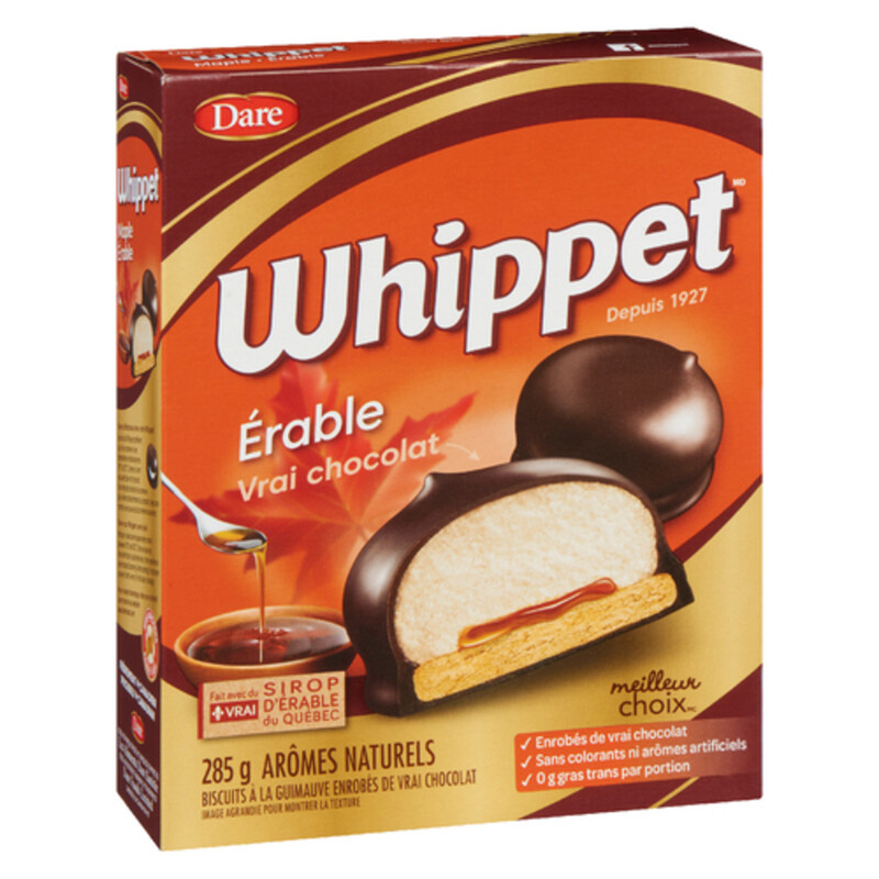 Dare Whippet Cookies Maple 285 g - Voilà Online Groceries & Offers