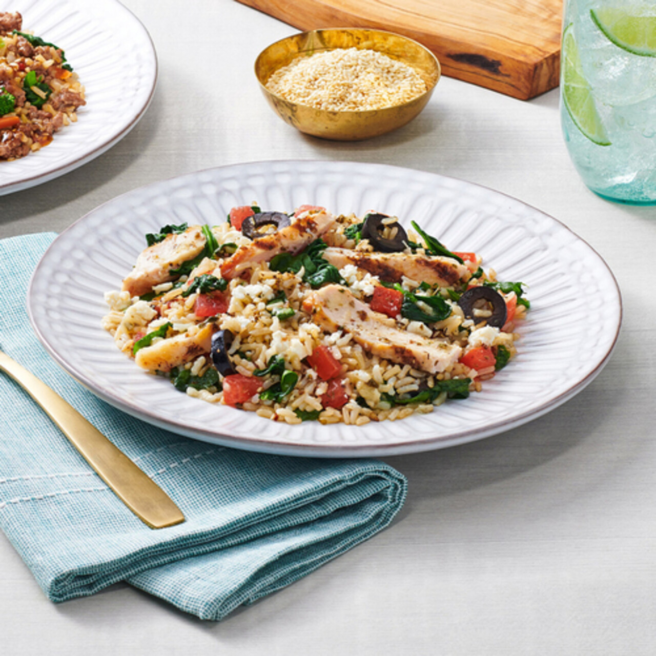 Nestle Frozen Meal Greek Chicken Souvlaki & Spinach Bowl 265 g - Voilà Online Groceries & Offers