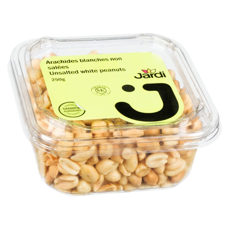 Les Aliments Jardi White Peanuts Unsalted 250 g - Voilà Online ...