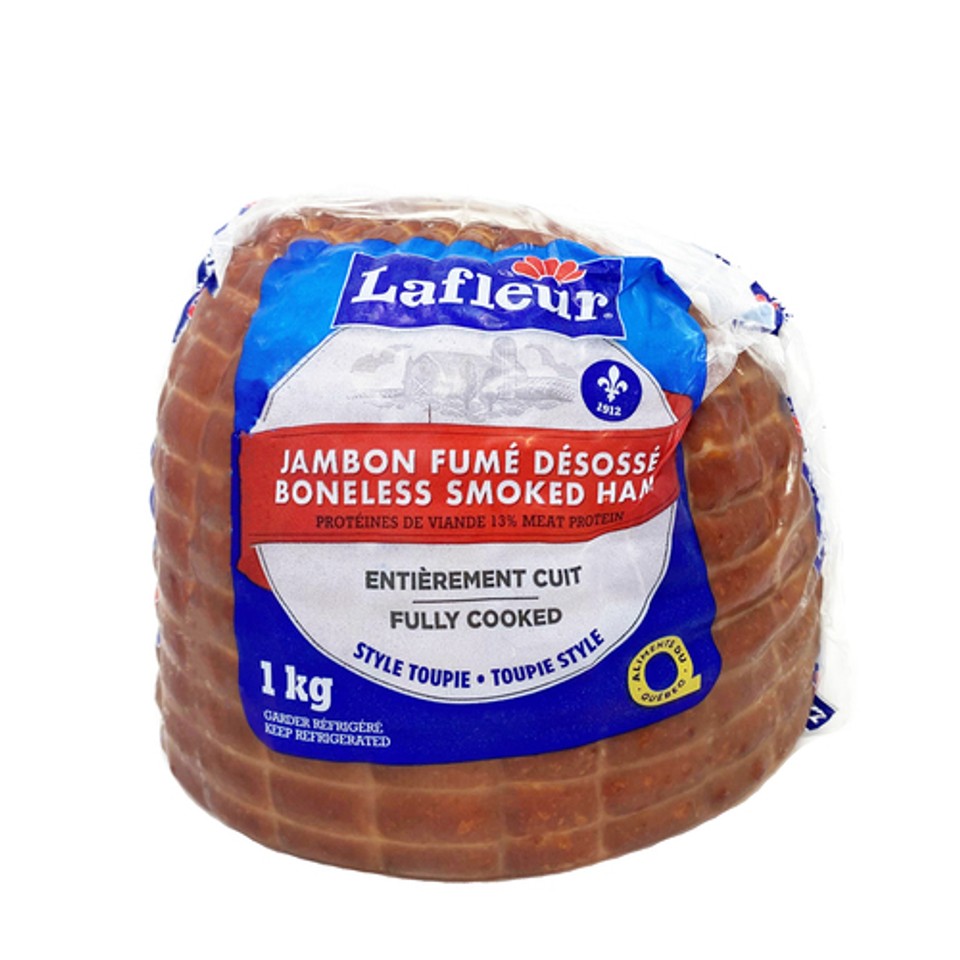 Lafleur Smoked Ham Boneless Toupie Style 1 kg - Voilà Online Groceries ...