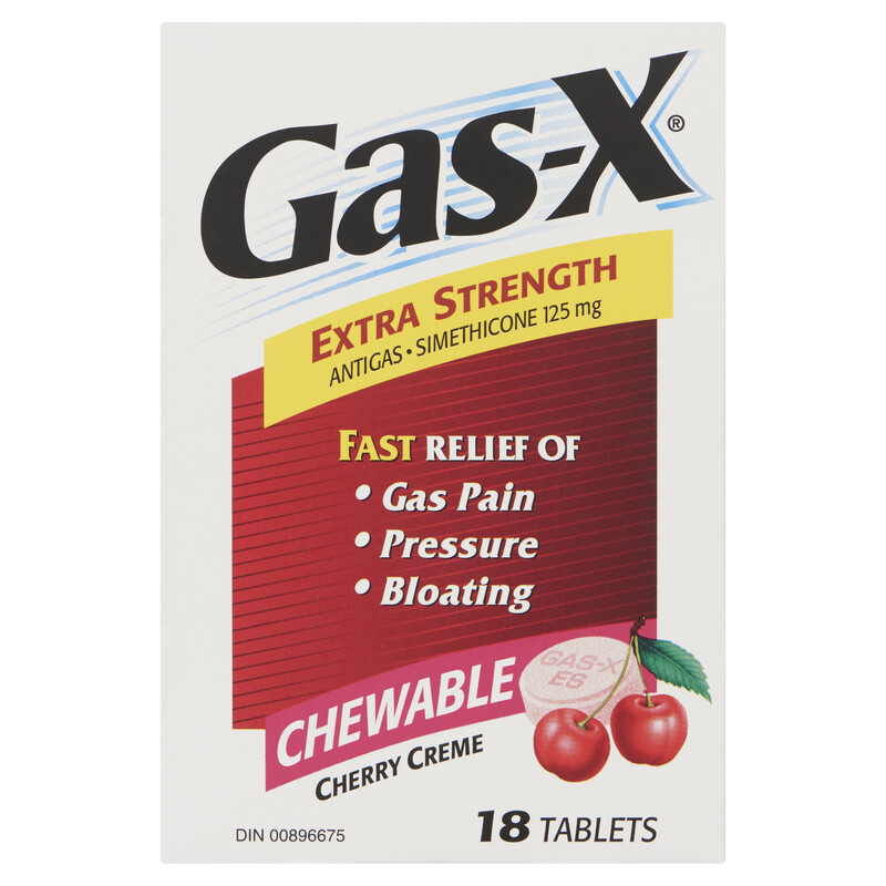 Gas-X Extra Strength Tablets Cherry 18 EA - Voilà Online Groceries & Offers