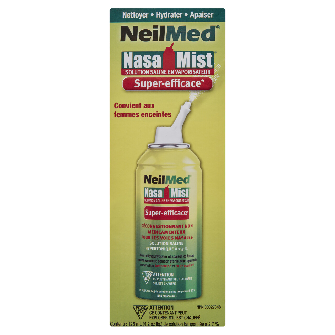 NeilMed Nasamist Nasal Wash Extra Strength 125 ml - Voilà Online ...