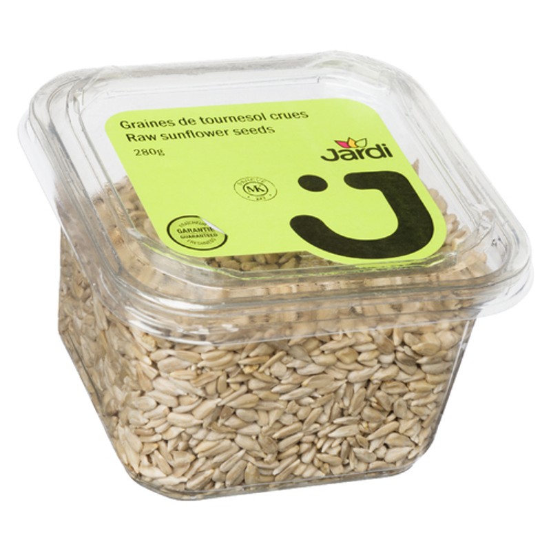 Les Aliments Jardi Raw Sunflower Seeds 280 g - Voilà Online Groceries ...