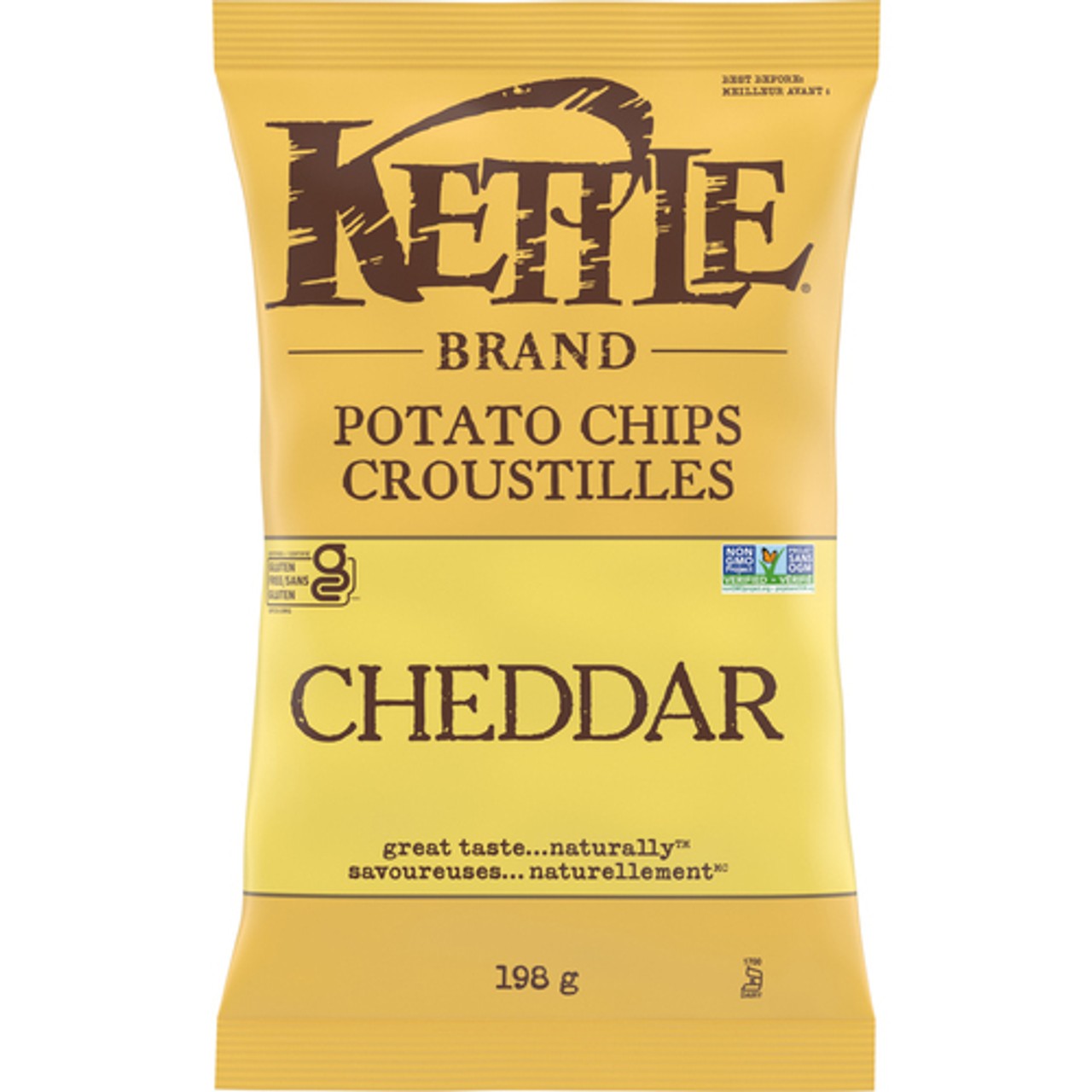 Kettle Foods Kettle Chips New York Cheddar 198 g - Voilà Online ...