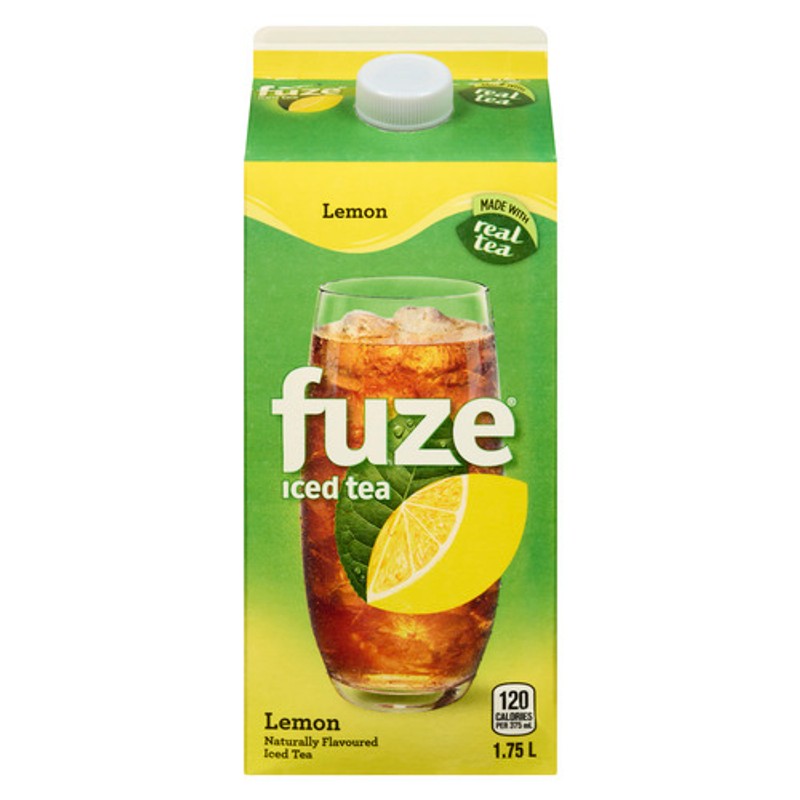 Fuze Naturally Flavoured Iced Tea Lemon 1.75 L - Voilà Online Groceries ...