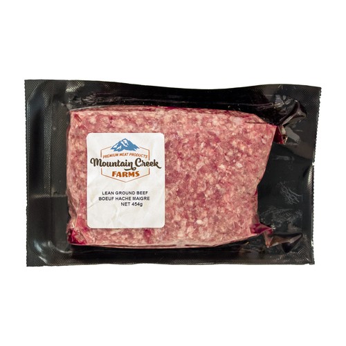 Mountain Creek Alberta Ground Beef Lean 454 g - Voilà Online Groceries ...