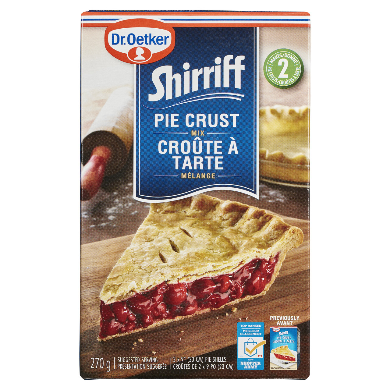 Dr. Oetker Shirriff Pie Crust Mix 270 g - Voilà Online Groceries & Offers