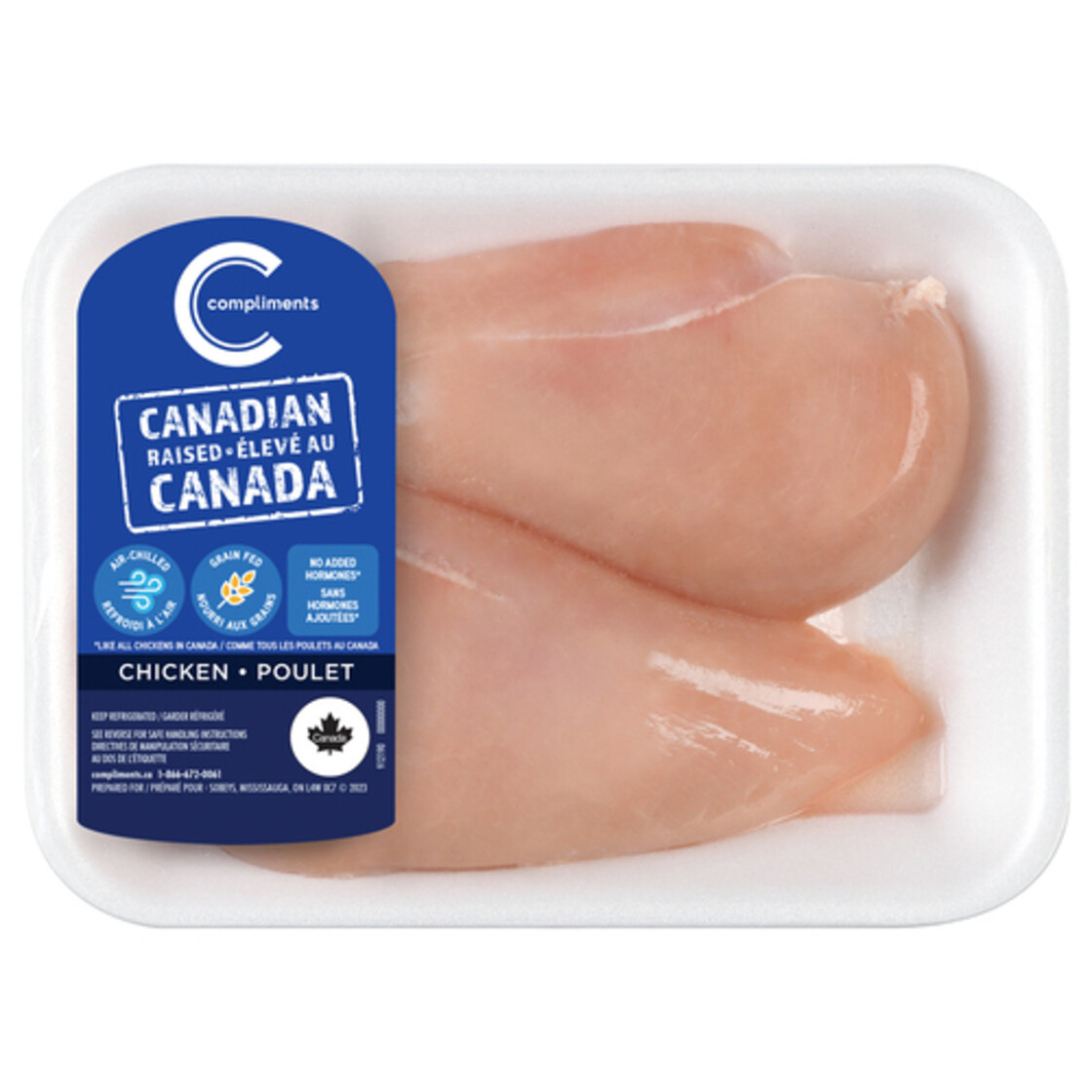 Compliments Chicken Breasts Boneless Skinless - Voilà Online Groceries ...