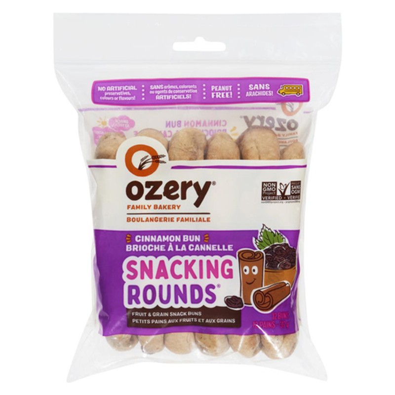 Ozery Bakery Snacking Rounds Cinnamon Raisin 312 g - Voilà Online Groceries & Offers