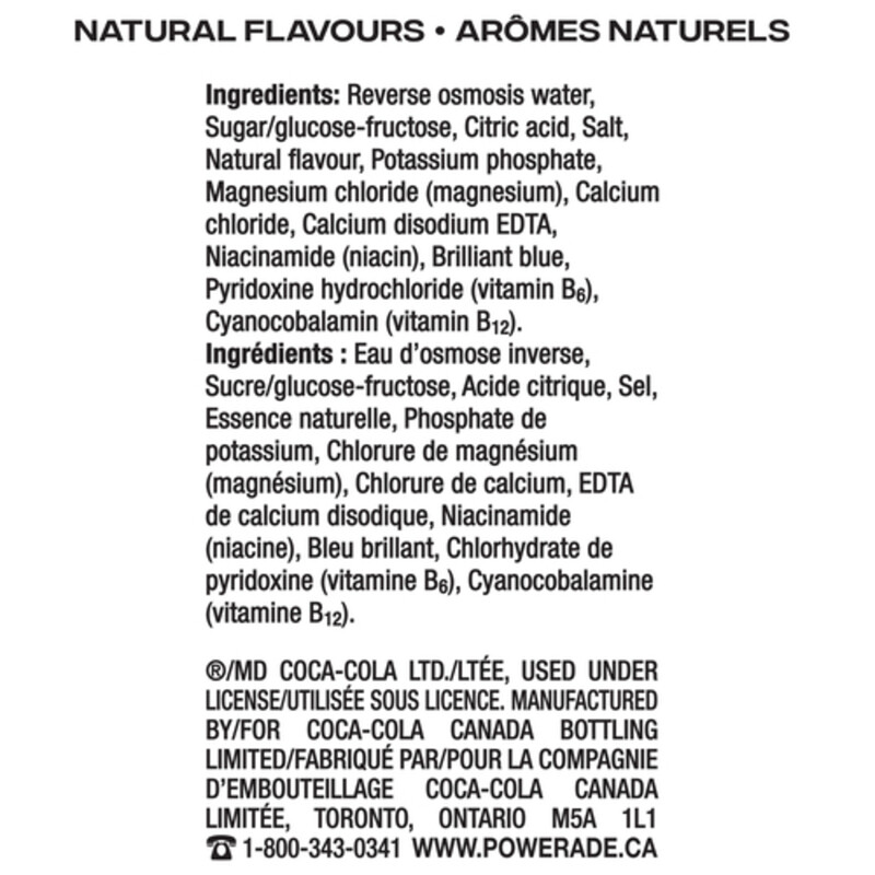 Powerade Sports Drink Mixed Berry 6 x 591 ml (bottles) - Voilà Online ...