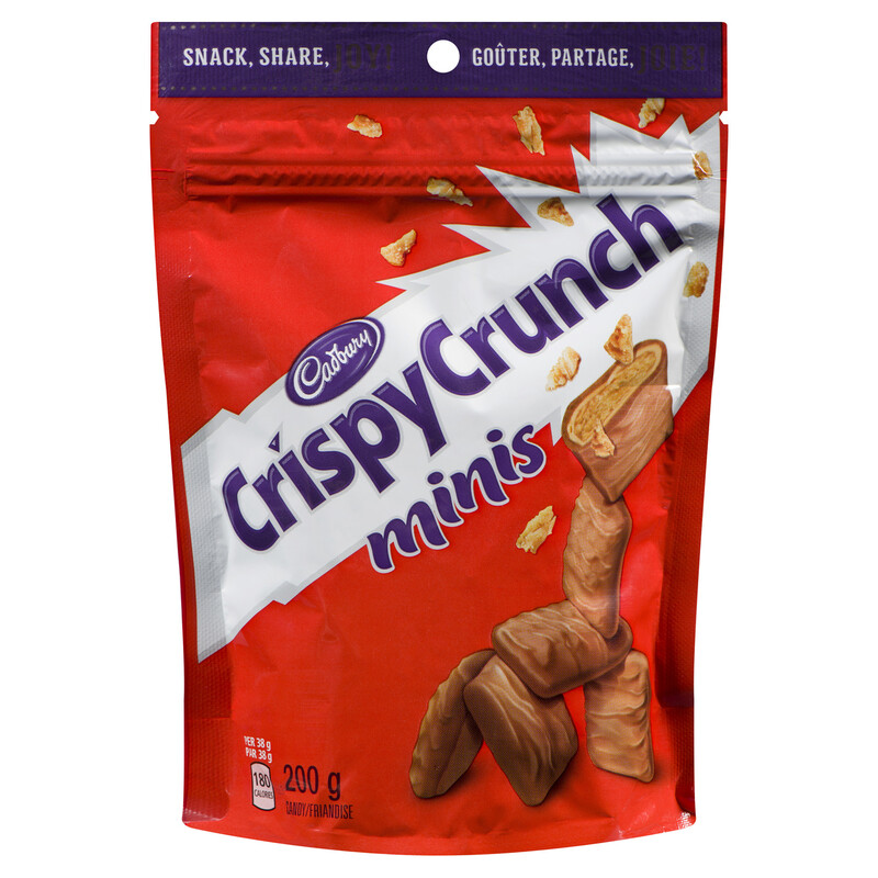 Cadbury Crispy Crunch Chocolate Bar Minis 200 g - Voilà Online ...