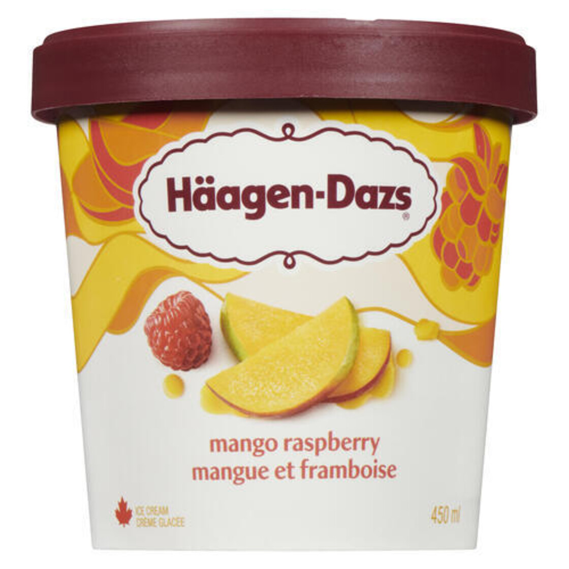 Haagen-Dazs Ice Cream Mango Raspberry 450 ml - Voilà Online Groceries ...